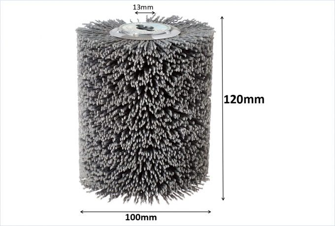 Abrasive Industrial Nylon Brush Wire Polishing Wheel Brush OEM
