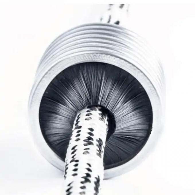 Nylon Inward Wire Spiral Coil Spring Brush For Chain Cleaning