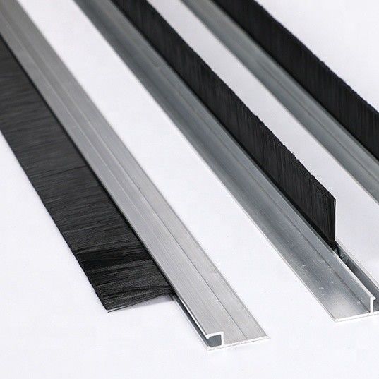 Flexible Door Brush Seal Strip Hardwearing Nylon Bristle Rodent proof